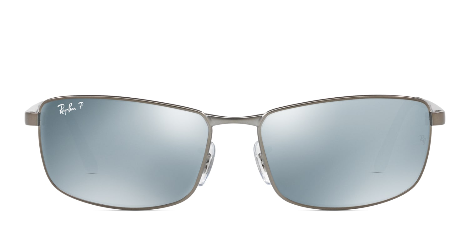 Ray-Ban 0RB3498 Matte Gunmetal w/Brown/Orange Polarized