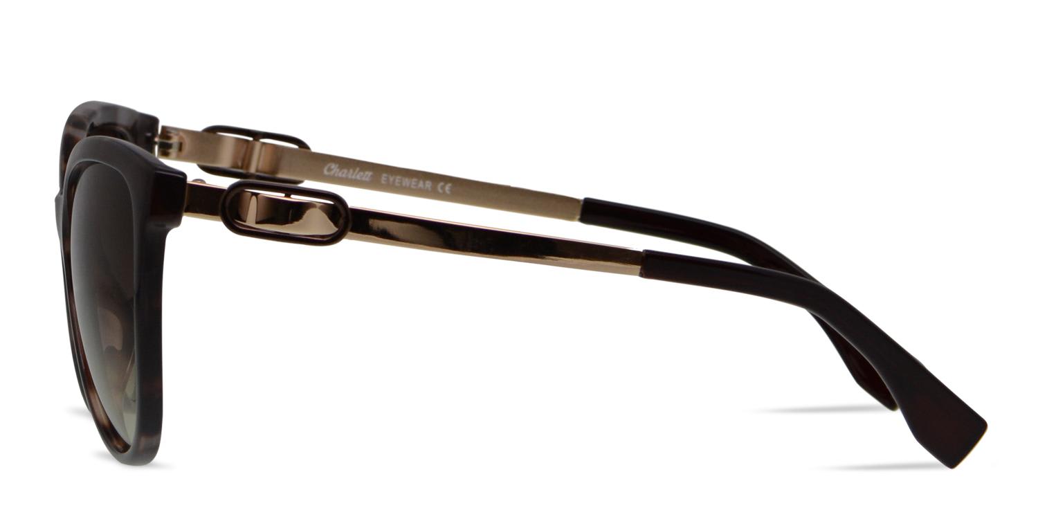 Ocelot Tortoise/Beige/Gold Prescription Sunglasses