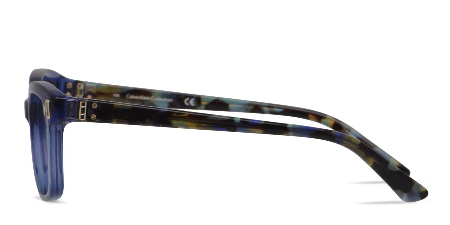 Calvin Klein CK8535 Clear Blue/Tortoise Prescription Eyeglasses