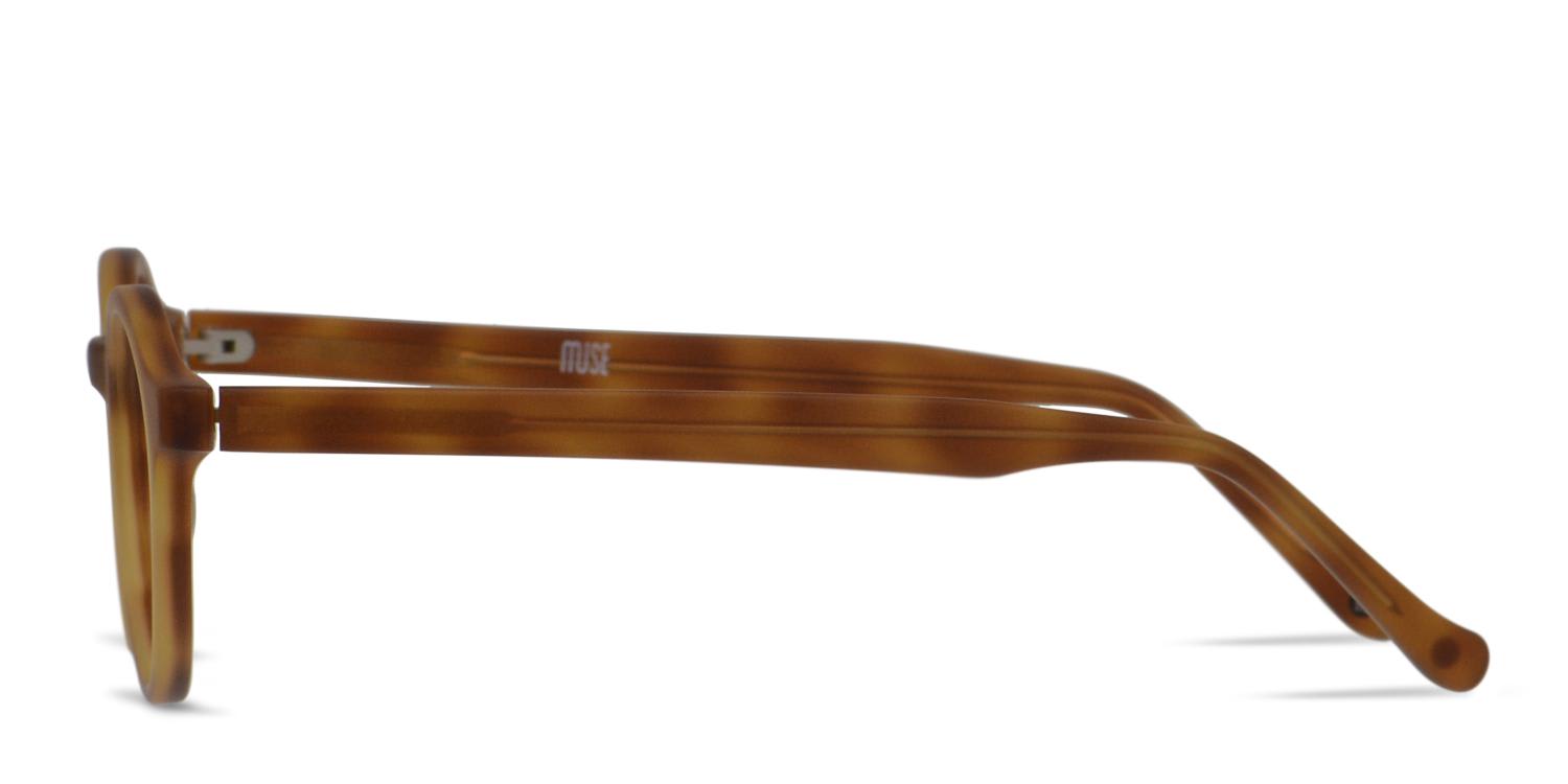 Muse M Round Brown/Tortoise Prescription Eyeglasses