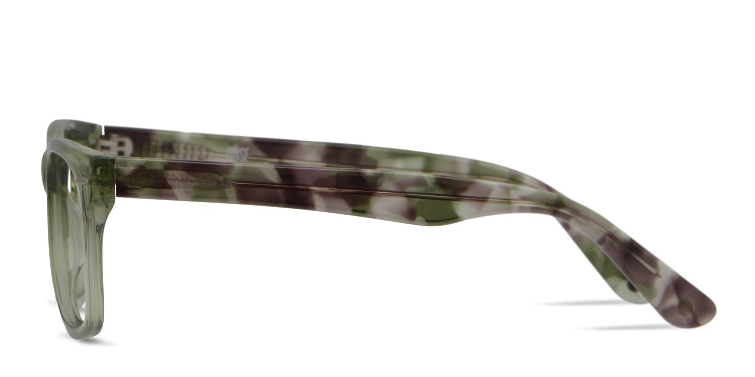 Muse M Classic Clear w/Olive/Tortoise Prescription Eyeglasses