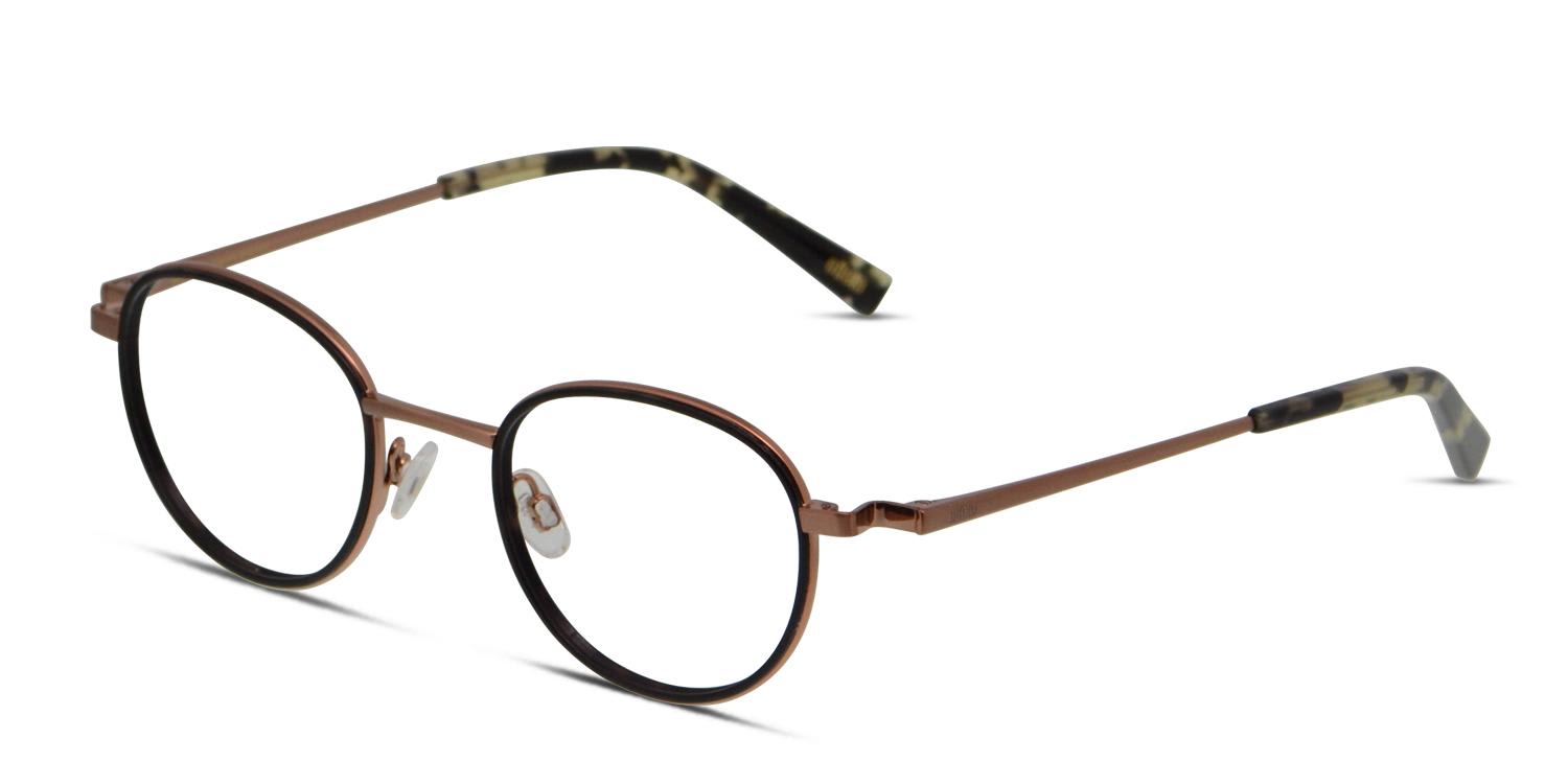 Ottoto Rondo Black/Brown Prescription Eyeglasses