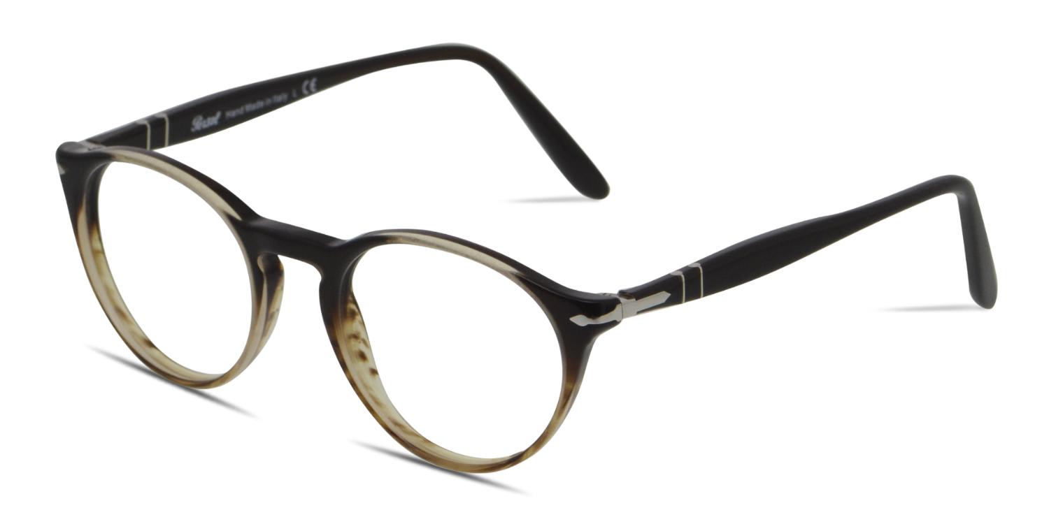 Persol 3092V Black/Brown/Pattern Prescription Eyeglasses