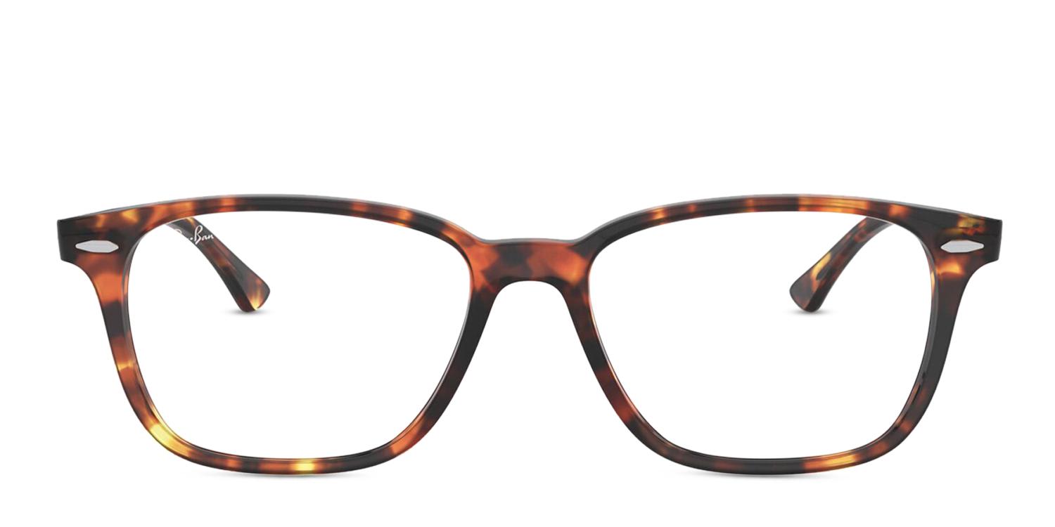 Ray-Ban 7119 Tortoise/Yellow Prescription Eyeglasses