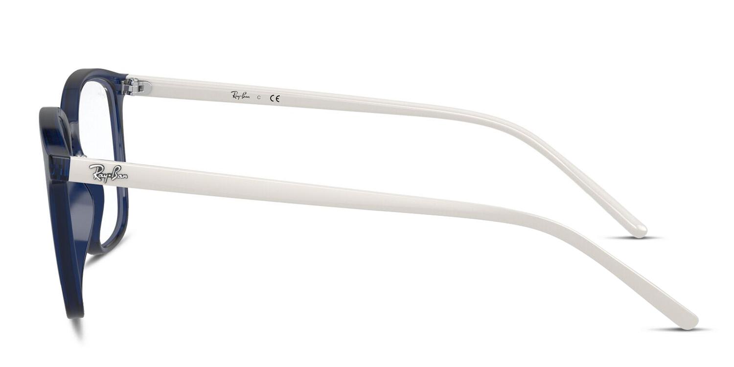 Ray-Ban RX7185 Blue/White Prescription Eyeglasses