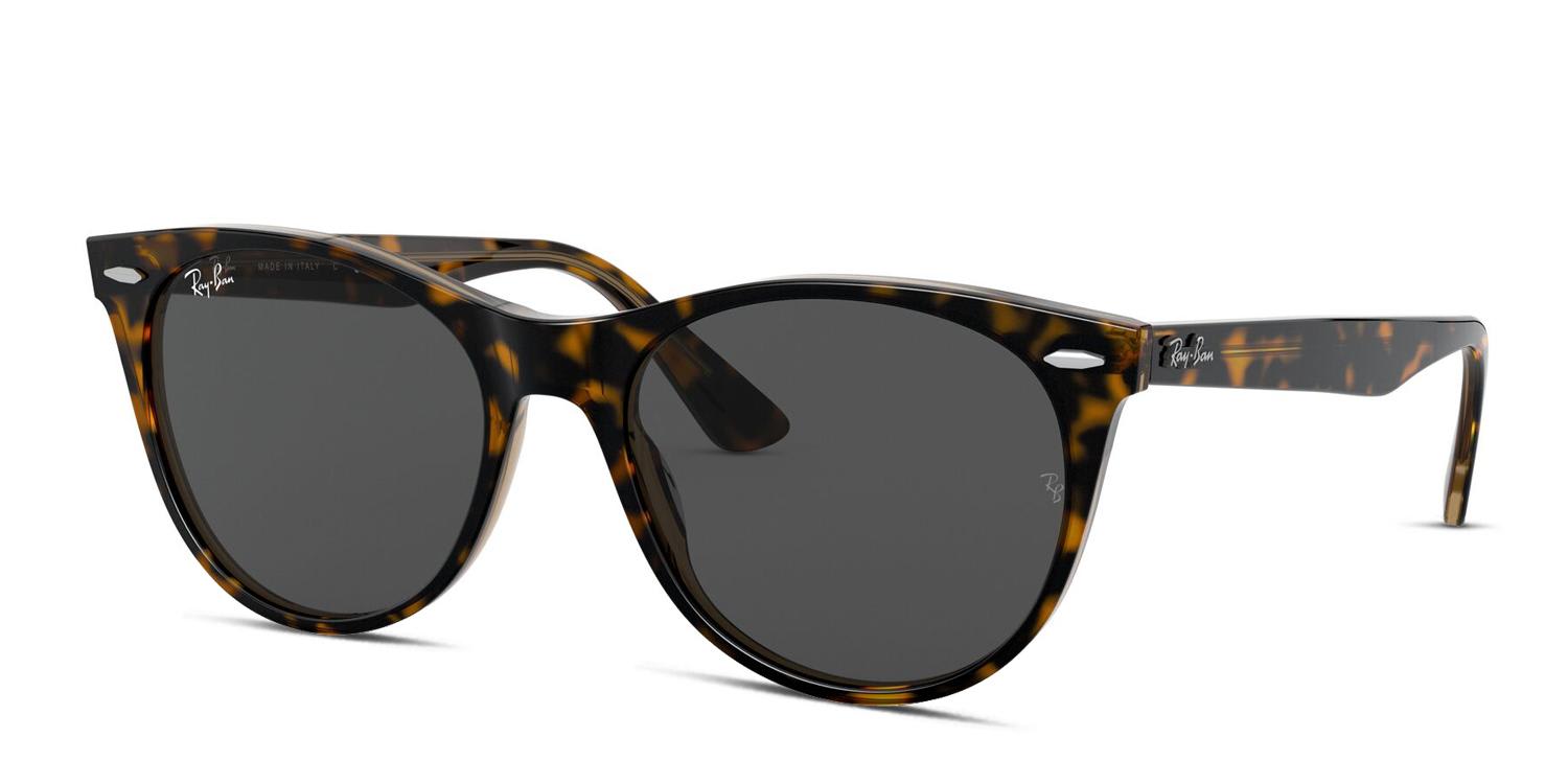 Ray-Ban 2185 Wayfarer II Tortoise/Brown/Clear Prescription Sunglasses