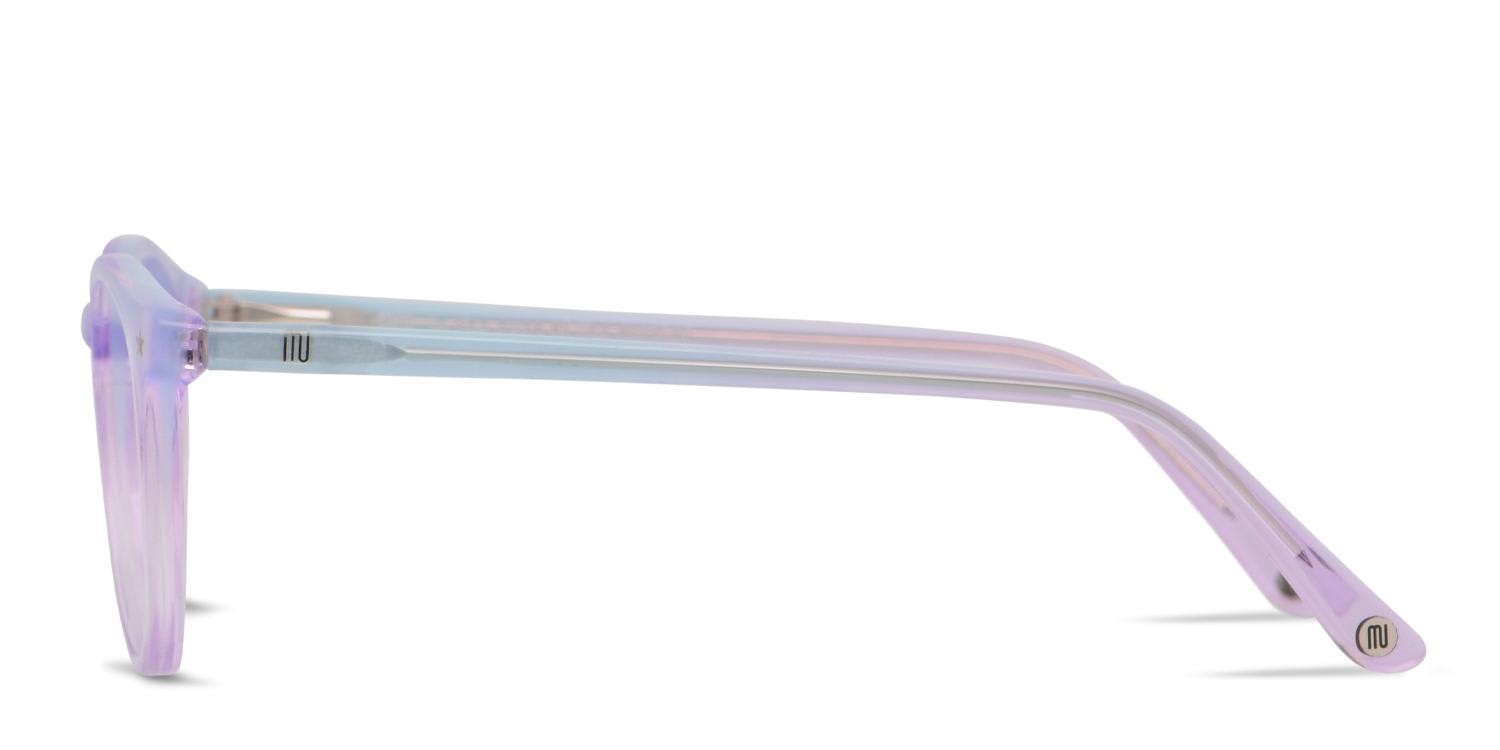 Muse Kaiden Kids Purple/Clear/Blue Prescription Eyeglasses