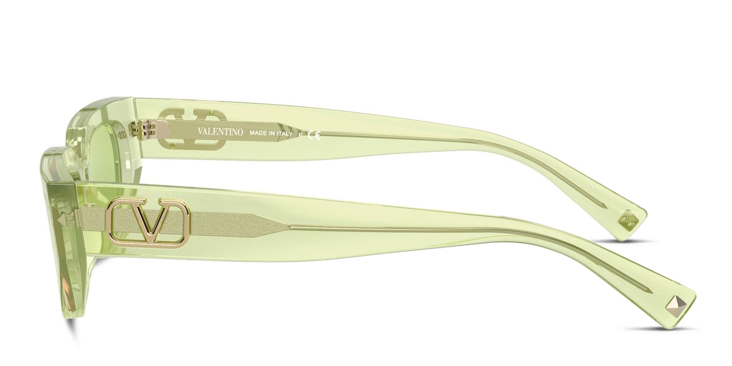 Valentino VA4080 green frame with green lenses. Lenses provide 100% UV ...