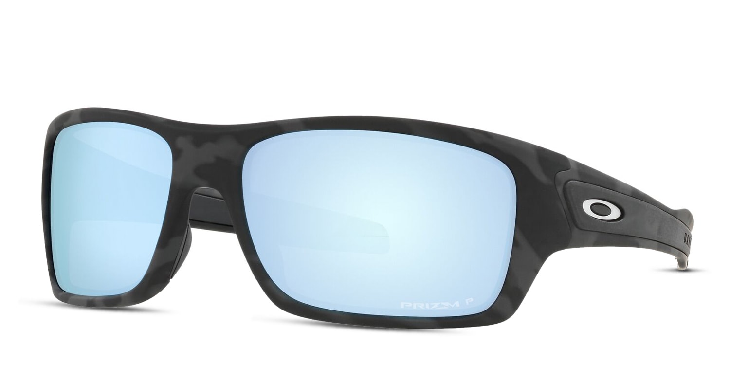 Oakley OO9263 Turbine black frame with PRIZM deep water polarized ...