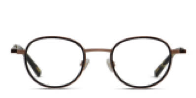 Ottoto Paz Shiny Black Prescription Eyeglasses