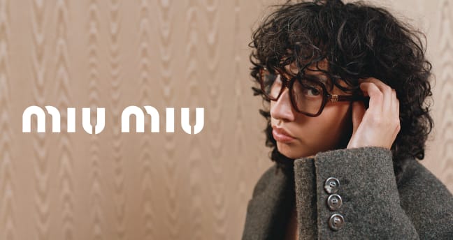Miu Miu MU11ZS black frame with dark grey lenses. Lenses provide 100% ...