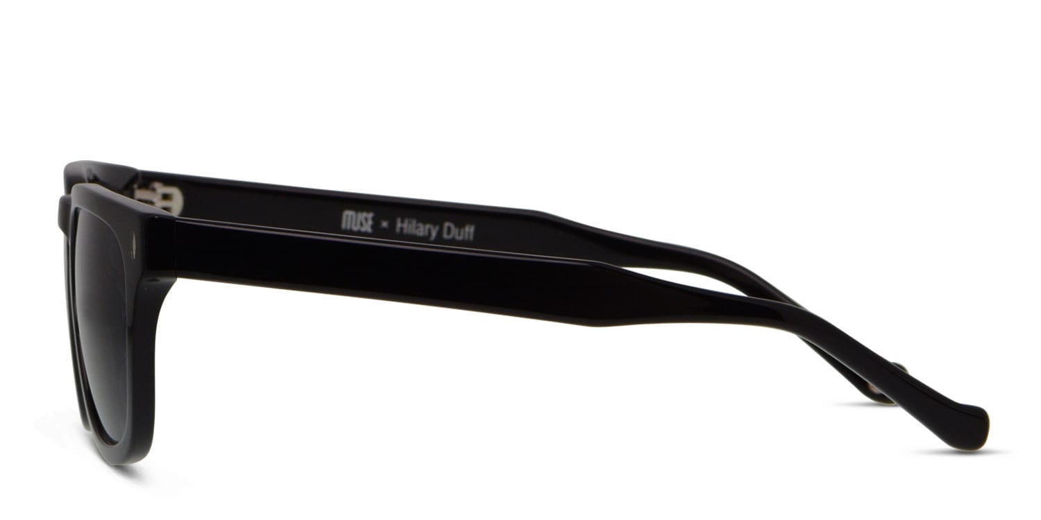 Muse X Hilary Duff Ruth Black Prescription Sunglasses