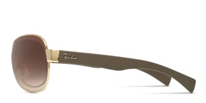 Ray-Ban 3471 Gold w/Brown Sunglasses