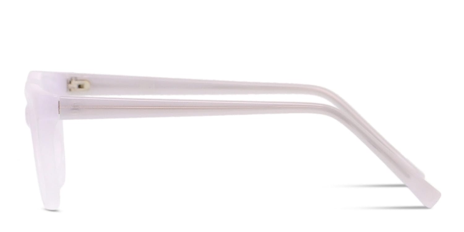 Sam Clear Pink Prescription Eyeglasses