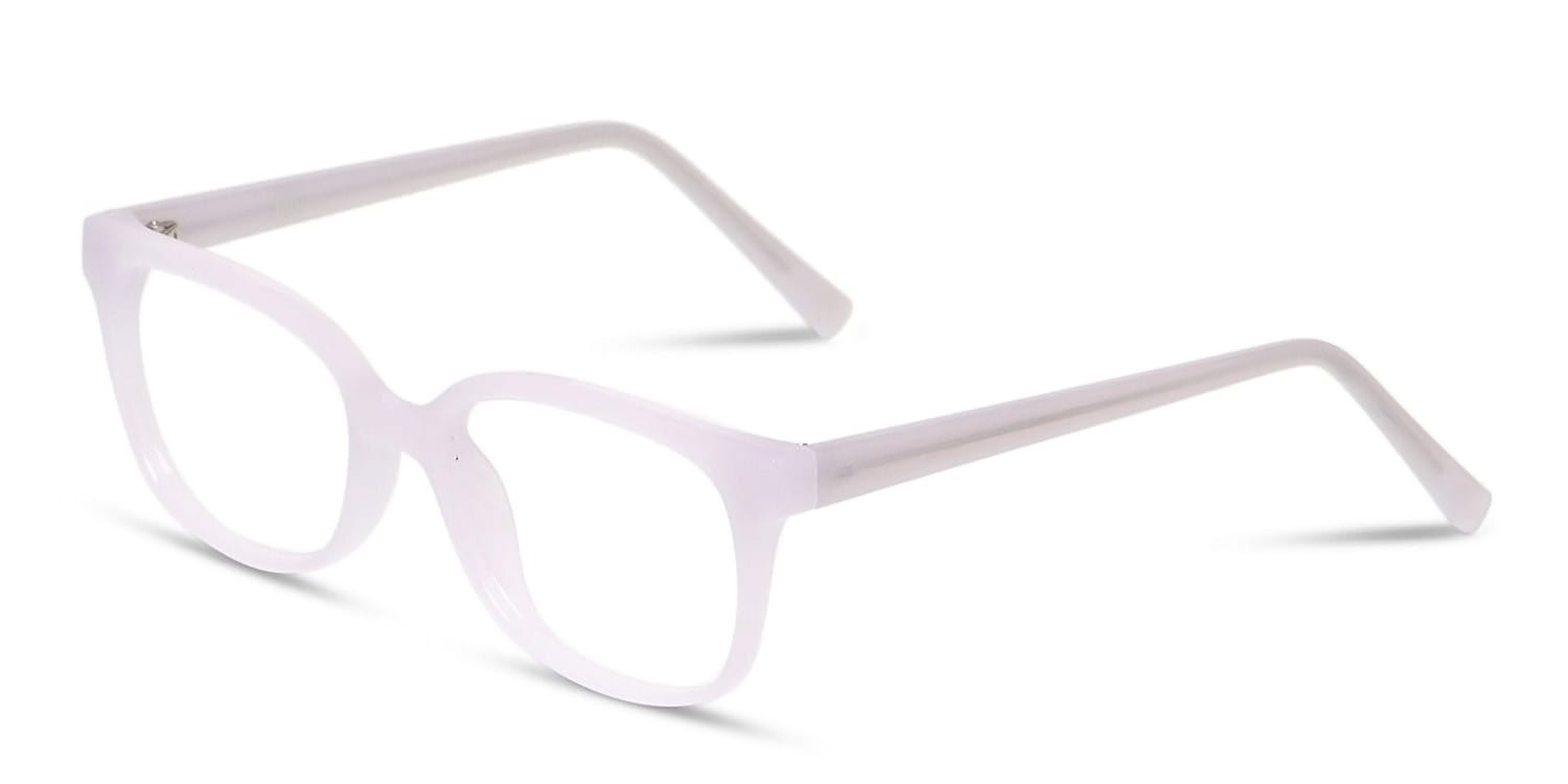 Sam Clear Pink Prescription Eyeglasses