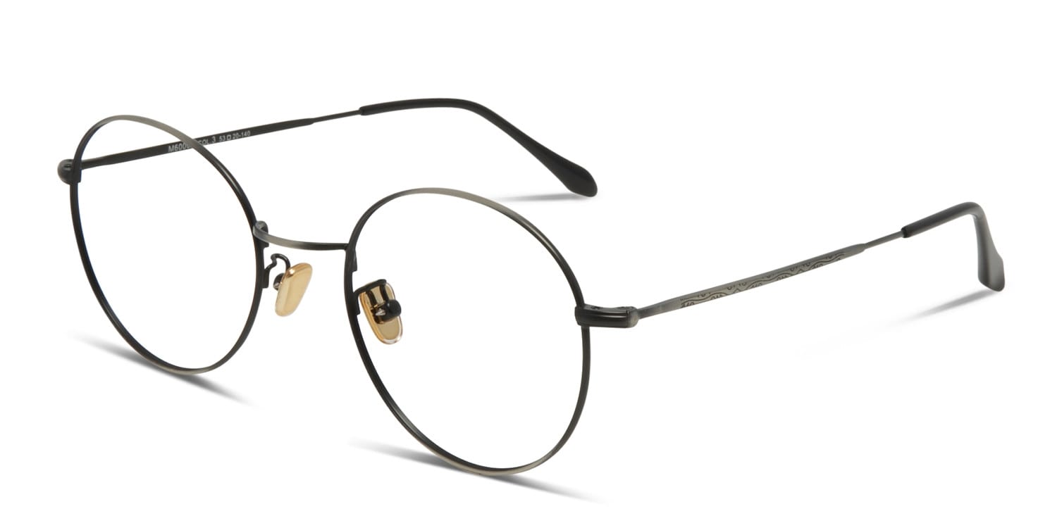 Ottoto Waterloo Black/Gunmetal Prescription Eyeglasses