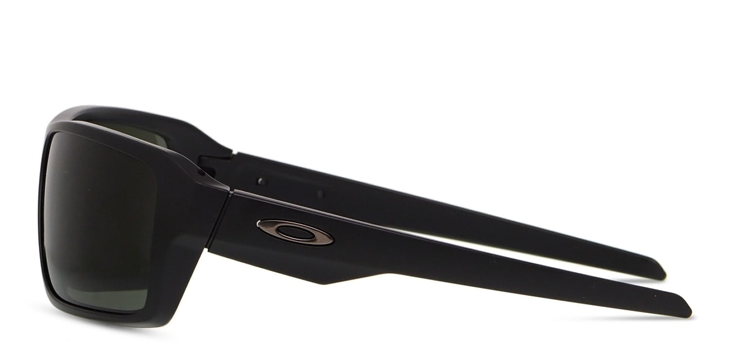 Oakley Double Edge Black/Green Prescription Sunglasses