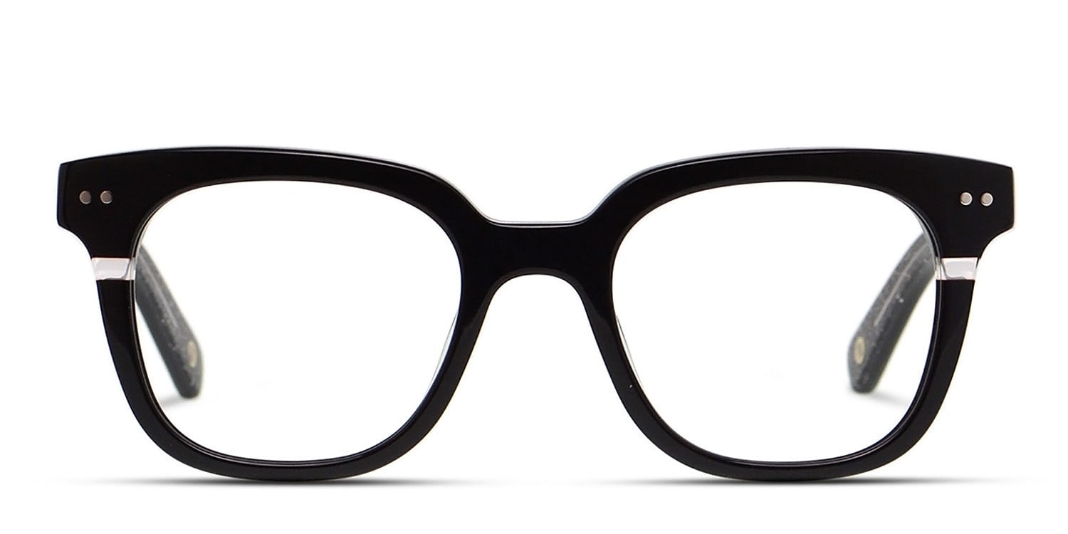 Muse Leonora Shiny Black/Glitter Prescription Eyeglasses