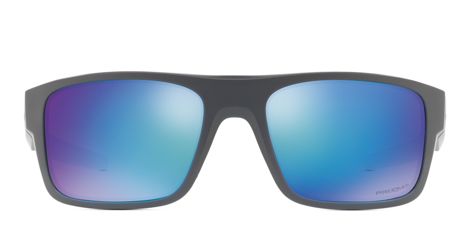 Oakley Drop Point Prizm Matte Grey w/Blue Prescription Sunglasses - 50% ...