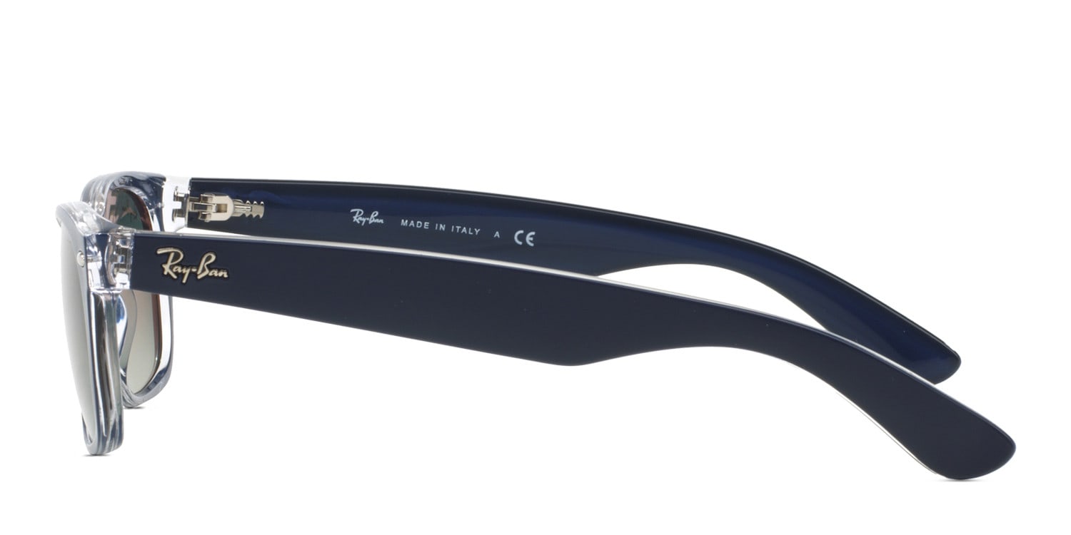 Ray-Ban 2132 New Wayfarer Blue/Clear