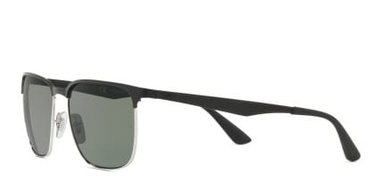 Ray-Ban 3569 Shiny Black w/Green Polarized