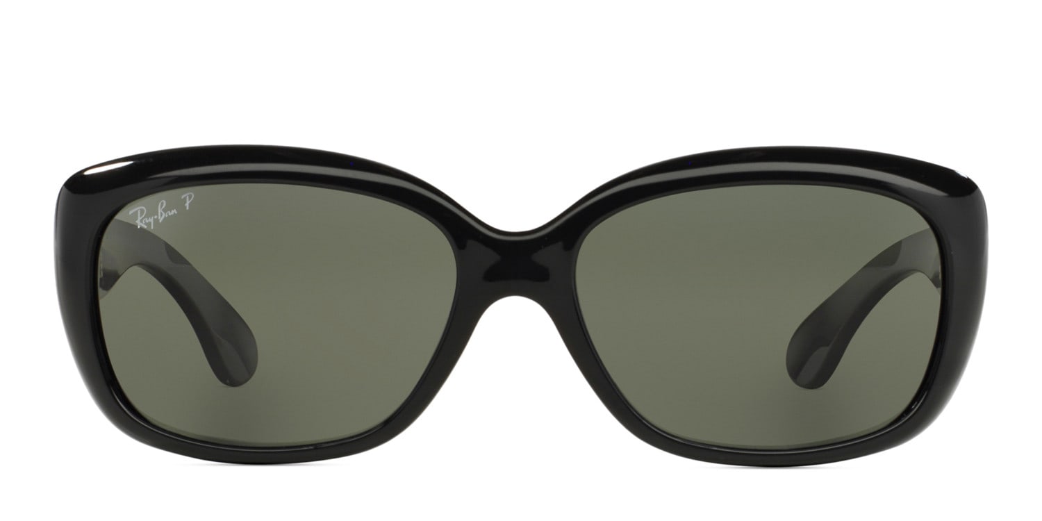 Ray-Ban RB4101 Jackie Ohh Black w/Green Polarized