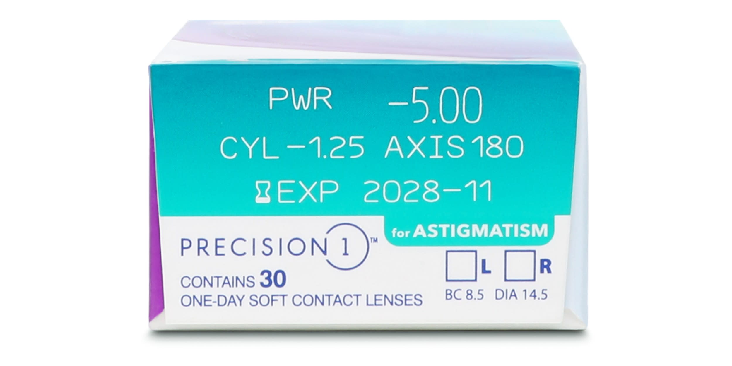 Precision 1 For Astigmatism 30pk Contact Lenses online | GlassesUSA