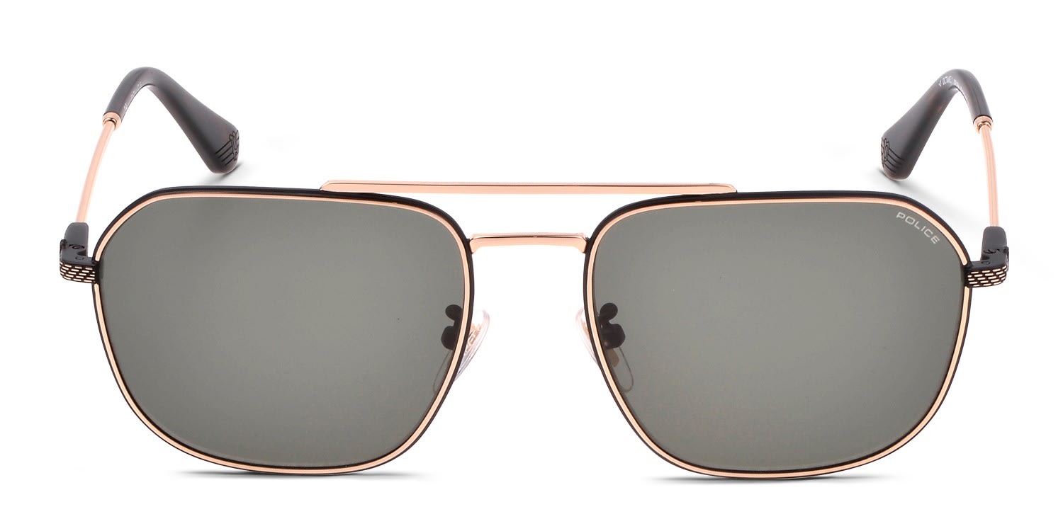 Police Octane 1 SPLF64 Black, Gold Prescription Sunglasses
