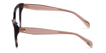 Police Clue 5 VPLM03M Tortoise, Beige Prescription Eyeglasses