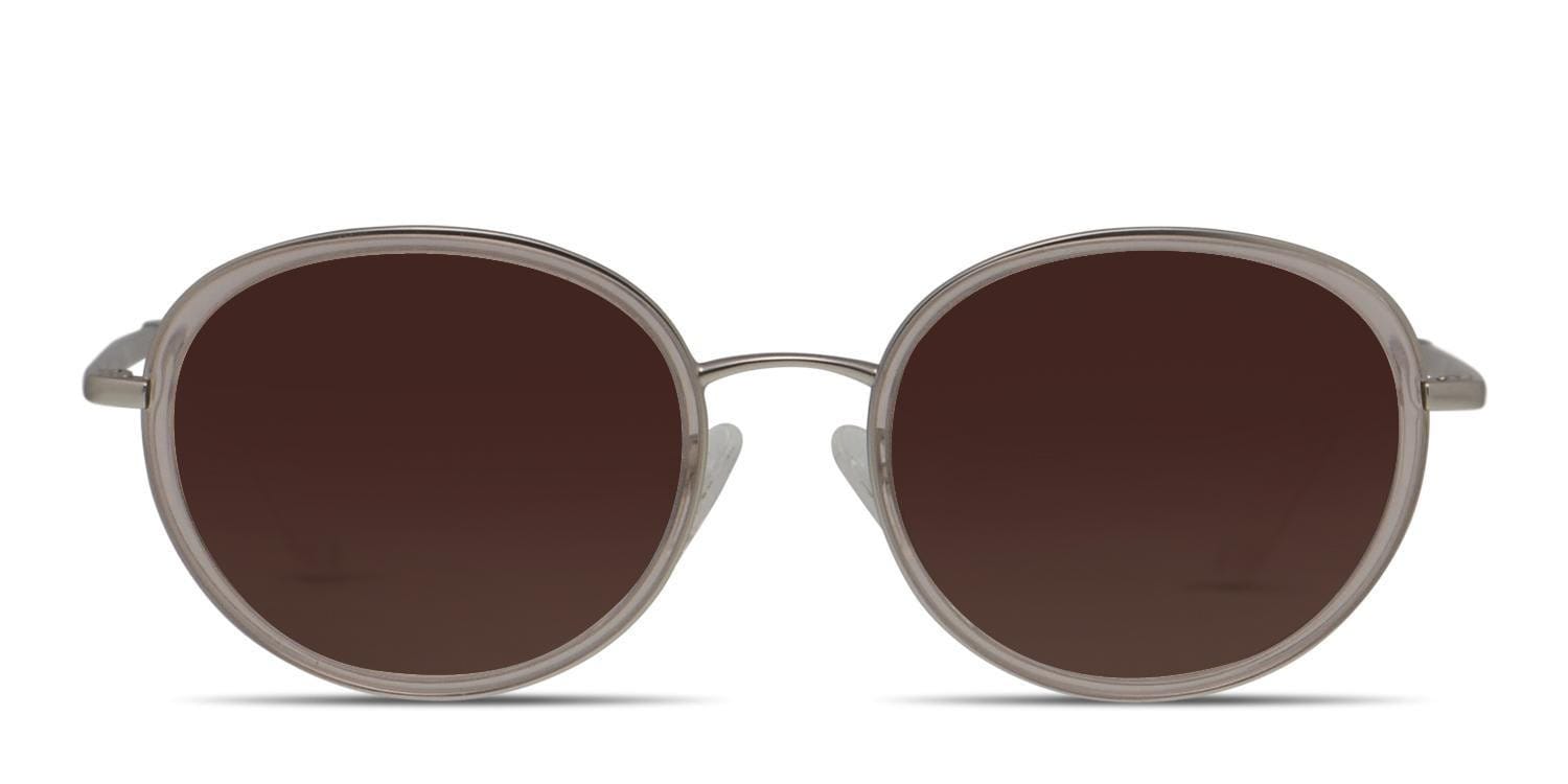Muse Kent Clear Beige, Silver Prescription Sunglasses - 50% Off Lenses