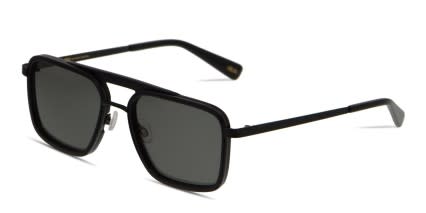 Ottoto Prato Shiny Black Prescription Sunglasses - 50% Off Lenses