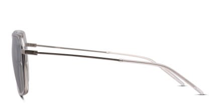 Ottoto Presto Clear, Silver Prescription Sunglasses - 50% Off Lenses