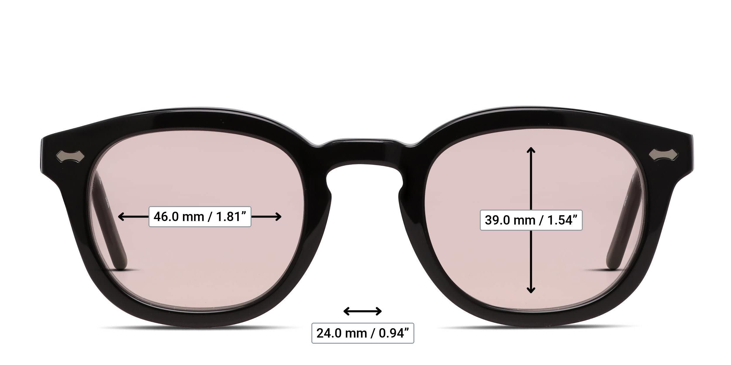 Muse Optimum Shiny Black, Red Prescription Sunglasses