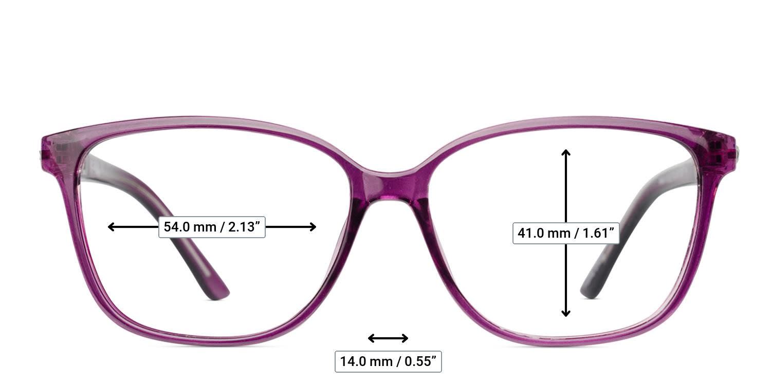 Amelia E. Pam Purple Eyeglasses | Includes Free Rx Lenses | GlassesUSA.com