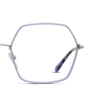 Tom Ford TF5615-B Purple/Silver Eyeglasses | Includes Free Rx Lenses ...