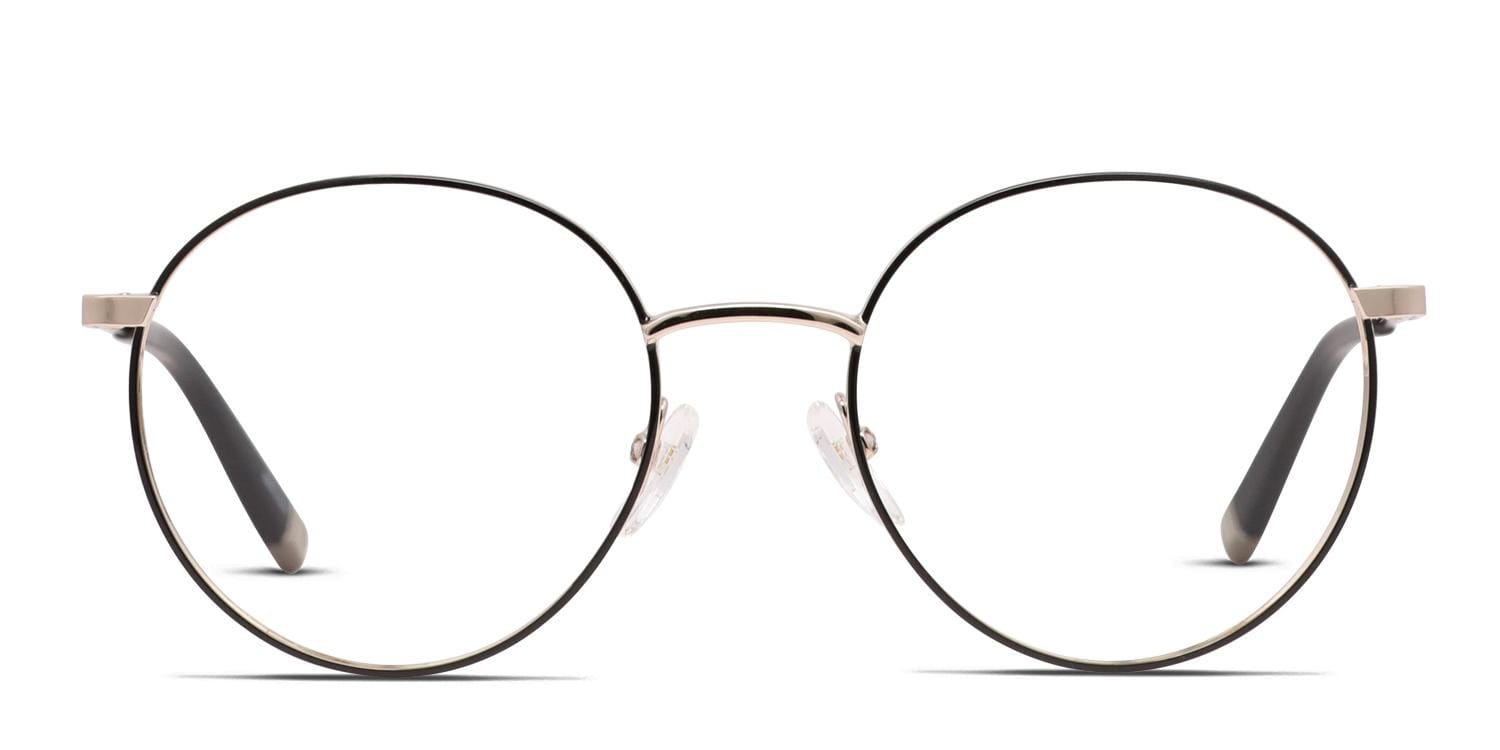 FILA VFI093 Black/Gold Eyeglasses | Includes Free Rx Lenses ...