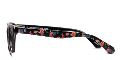 Kate Spade Jeri Black/Multicolor Eyeglasses | Includes Free Rx Lenses ...