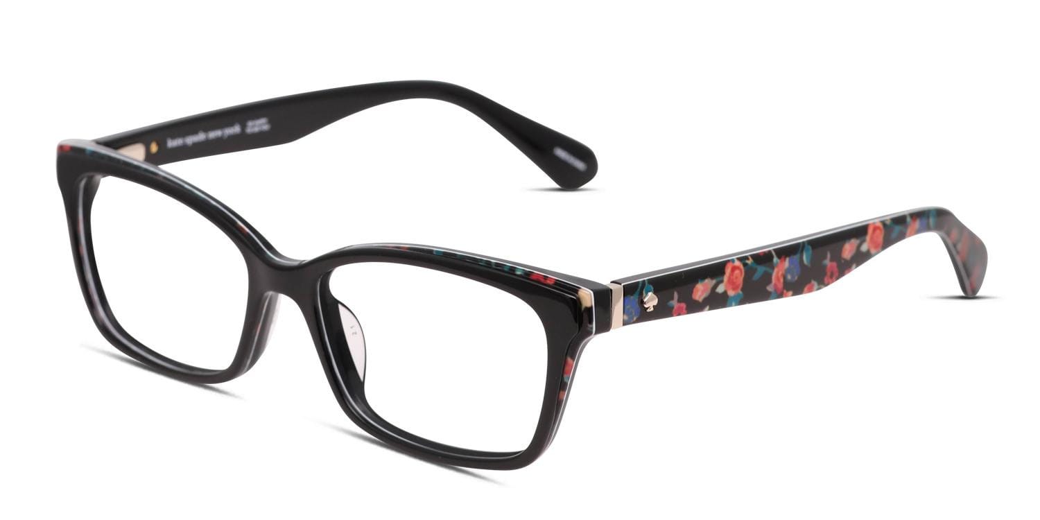 Kate Spade Jeri Black/Multicolor Prescription Eyeglasses