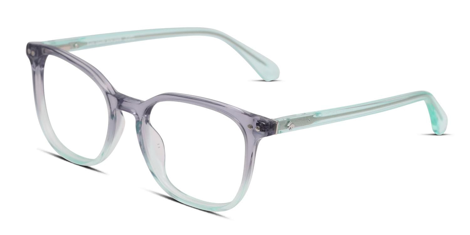 Kate Spade Hermione/G Blue/Clear Prescription Eyeglasses