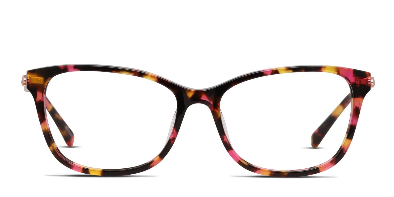 Kate Spade Gael Tortoise/Pink Eyeglasses | Includes Free Rx Lenses | GlassesUSA.com