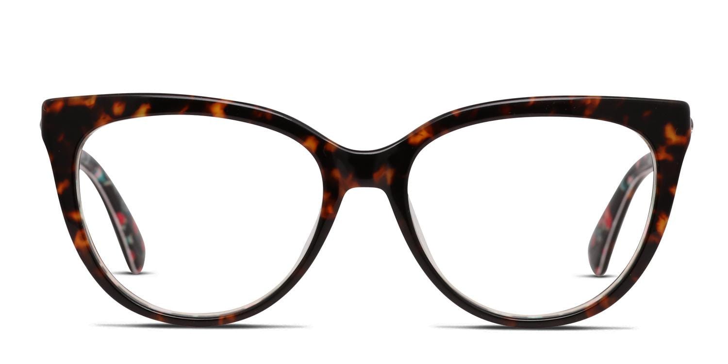 Kate Spade Cherette Tortoise Eyeglasses | Includes Free Rx Lenses ...