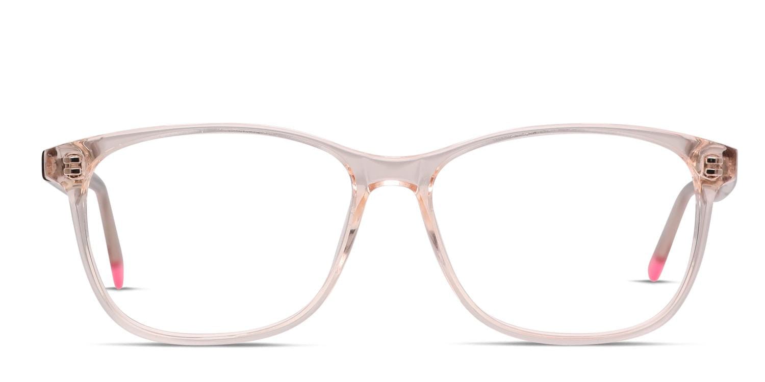 Le Specs Adoration Pink/Clear Eyeglasses | Includes Free Rx Lenses ...