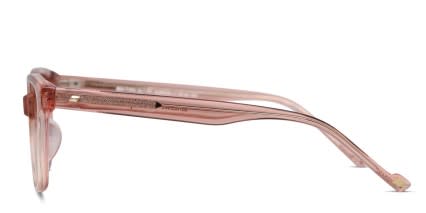 Le Specs Bio-Typic Alt Fit Pink/Clear Eyeglasses | Includes Free Rx ...