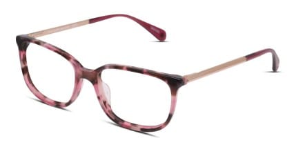 Kate Spade Natalia Tortoise/Purple Eyeglasses | Includes Free Rx Lenses ...
