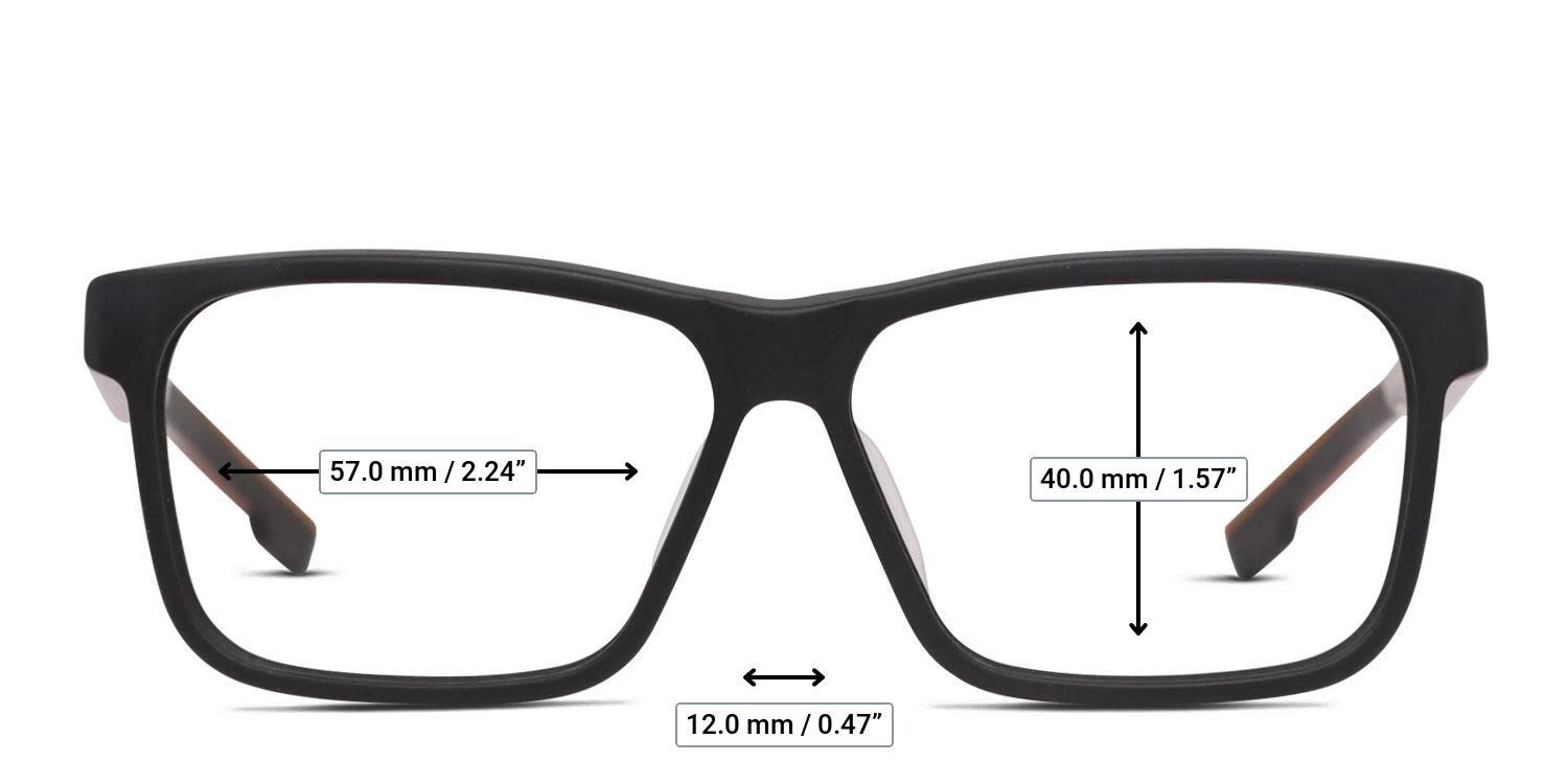 Spy Justice Black/Brown Eyeglasses | Includes Free Rx Lenses ...