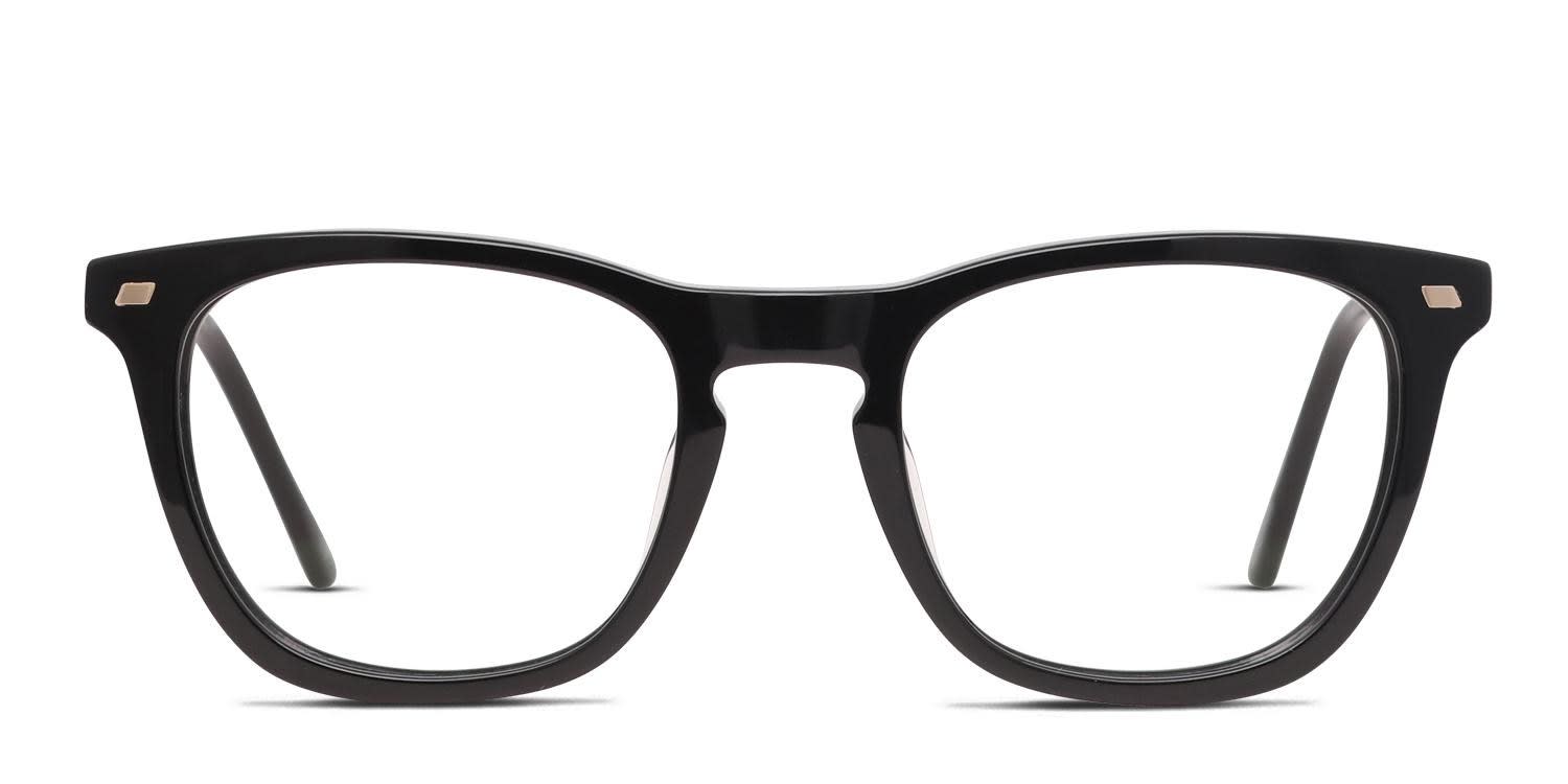 Le Specs Vertex Shiny Black Eyeglasses | Includes Free Rx Lenses ...