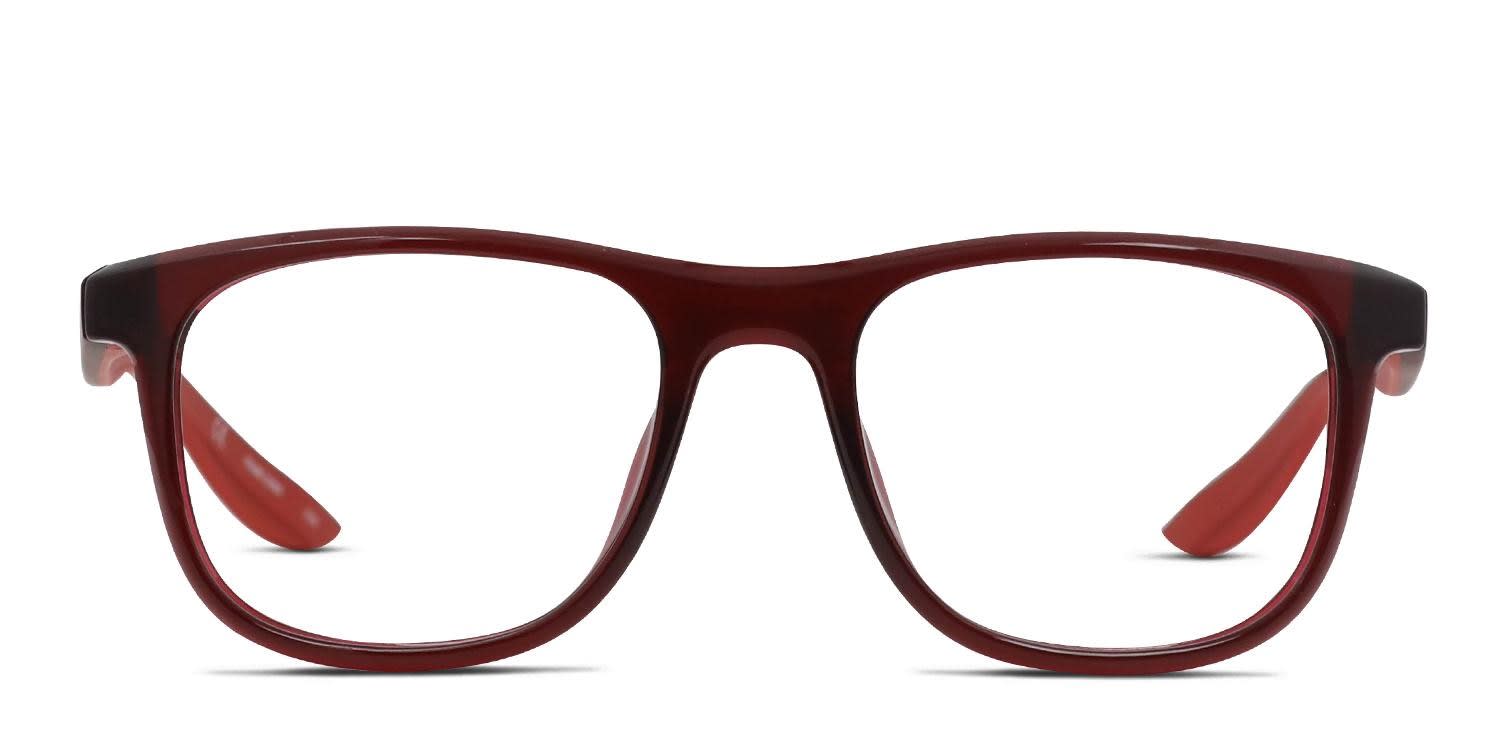 Nike 7037 Red Prescription Eyeglasses