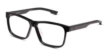 Spy Justice Shiny Black Prescription Eyeglasses