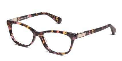 Kate Spade Amelinda Tortoise, Pink Prescription Eyeglasses