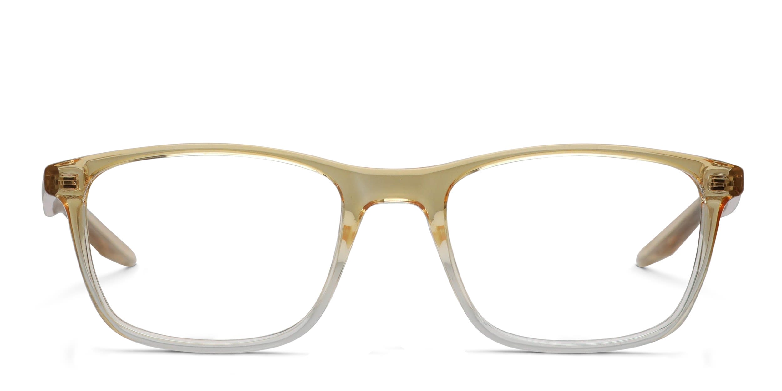 Nike 7129 Yellow, Clear Prescription Eyeglasses